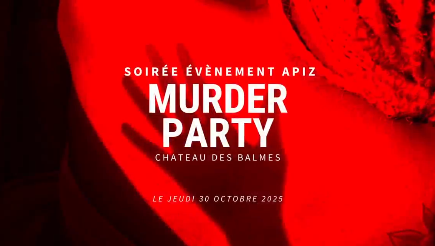 Evènement APIZ Murder Party 30 Octobre 2025 - Apiz Pro